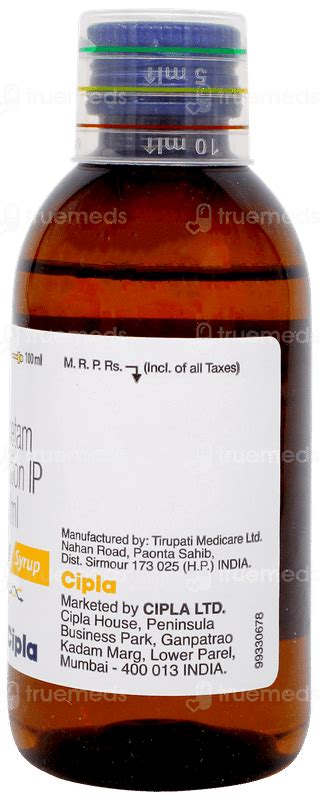 Levepsy Sugar Free Syrup 100ml Uses Side Effects Price And Substitutes