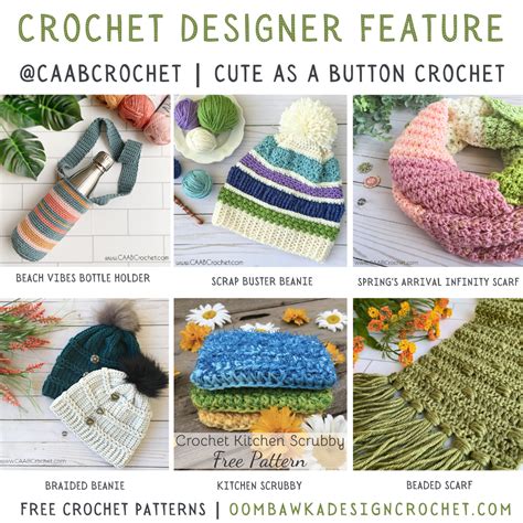 Free Crochet Patterns From Cute As A Button Crochet