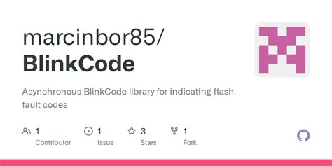 Github Marcinbor85blinkcode Asynchronous Blinkcode Library For