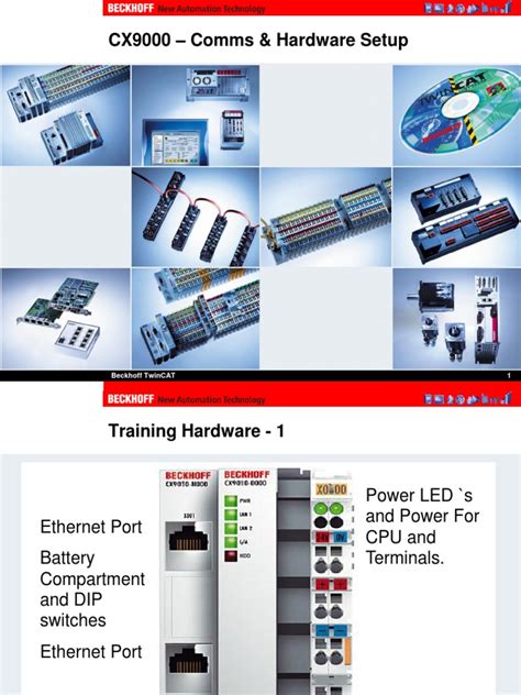 Beckhoff Training 03 Cx900x Comms And Hardware Setup 2011 1ppt