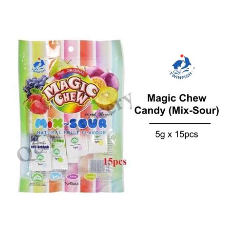 Twinfish Magic Chew Candy Mix Sour 5g X 15pcs Shopee Malaysia