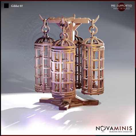 3d Printable Gibbet 01 By Novaminis
