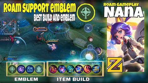 Nana Best Build And Emblem 2024 Roam Support Emblem Nana Mlbb Roam