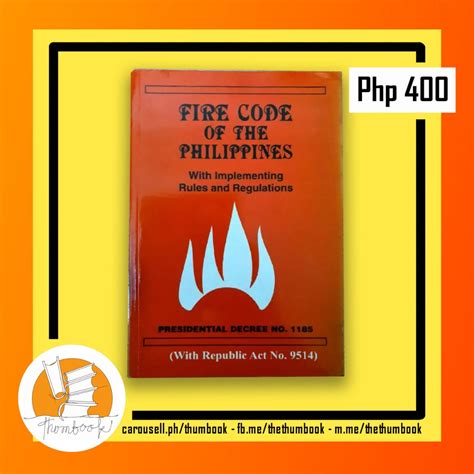 Fire Code Of The Philippines Hobbies And Toys Books And Magazines