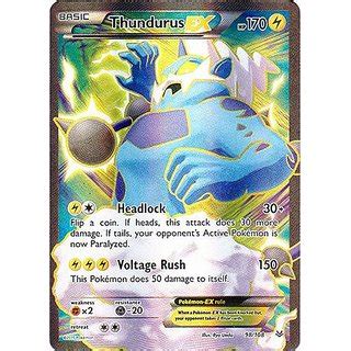 Buy Pokemon Thundurus Ex 98 108 Xy Roaring Skies Holo Online