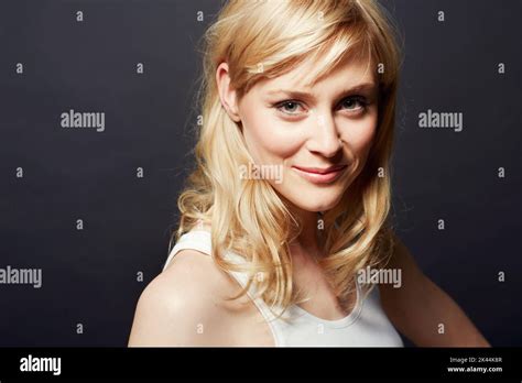 Her Beauty Is Timeless A Beautiful Young Model Giving You A Smile