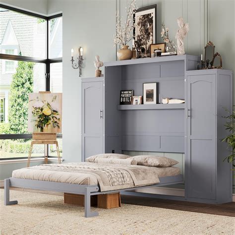 Merax Queen Size Murphy Bed With Closet Instruction Manual