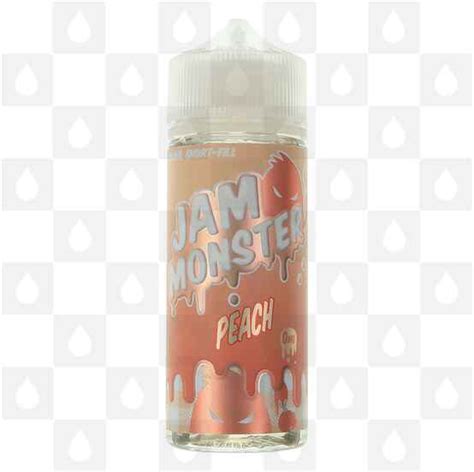 Peach By Jam Monster E Liquid 100ml Short Fill Redjuice Uk