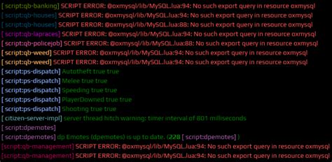 my server stopped working after updating · issue 151 · overextended
