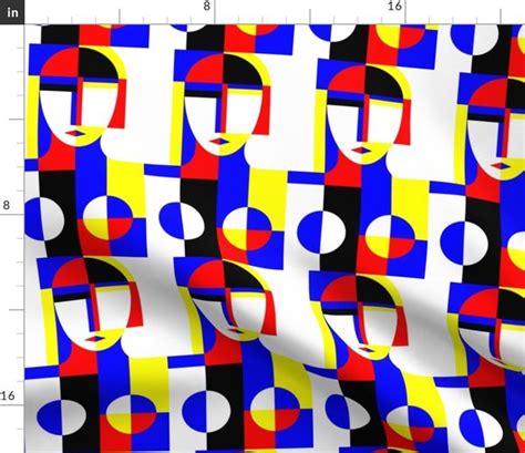 Mondrian Abstract Mondrian Picasso Spoonflower