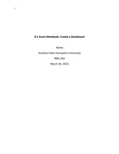 m8 1 short report module 8 assignment 1 8 1 excel workbook create
