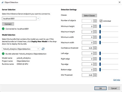 Object Detection Vtool Basler Product Documentation
