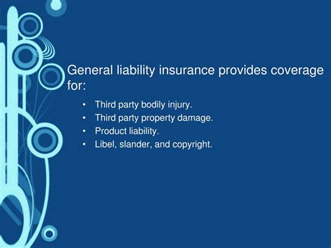 Ppt What Does General Liability Insurance Cover Powerpoint