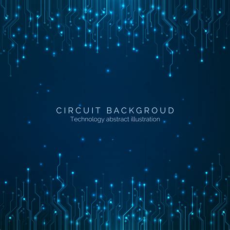 Circuit Board Technology Background Abstract Computer Technology Hardware Concept Vector