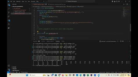 Corejava Controlstructures Whileloop Programs Feb 26 2024 Youtube