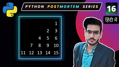 Star Patterns Python Program 16 Star Patterns Python Playlist Youtube