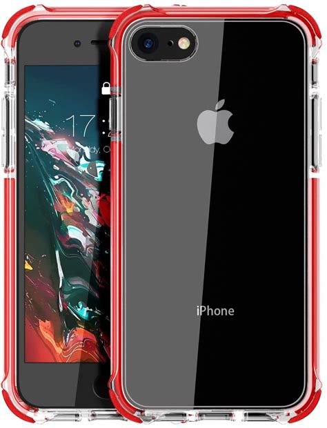 MATEPROX Iphone Se Case Clear Shield Heavy Duty Anti Yellow Anti Scratch Shockproof