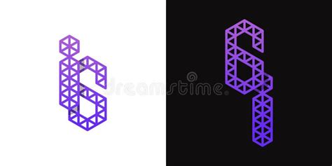 Letters Gi And Ig Polygon Logo Suitable For Business Related To