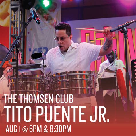 Tito Puente Jr In The Thomsen Club Field Arts And Events Hall