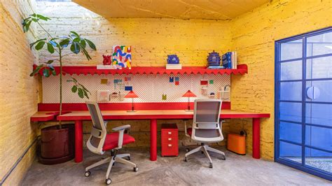 Bright Colours Fill Converted Brick Structure In San Miguel De Allende