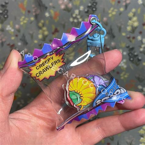 Gummy Bug Shaker Keychain Etsy