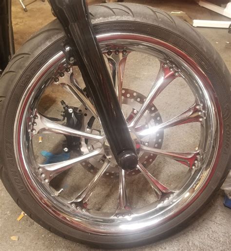 Fs 21x35 Performance Machine Chrome Hooligan Wheel Plus Avon Cobra