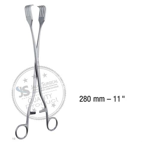 Teale Tenaculum Forceps 230 Mm Jalal Surgical