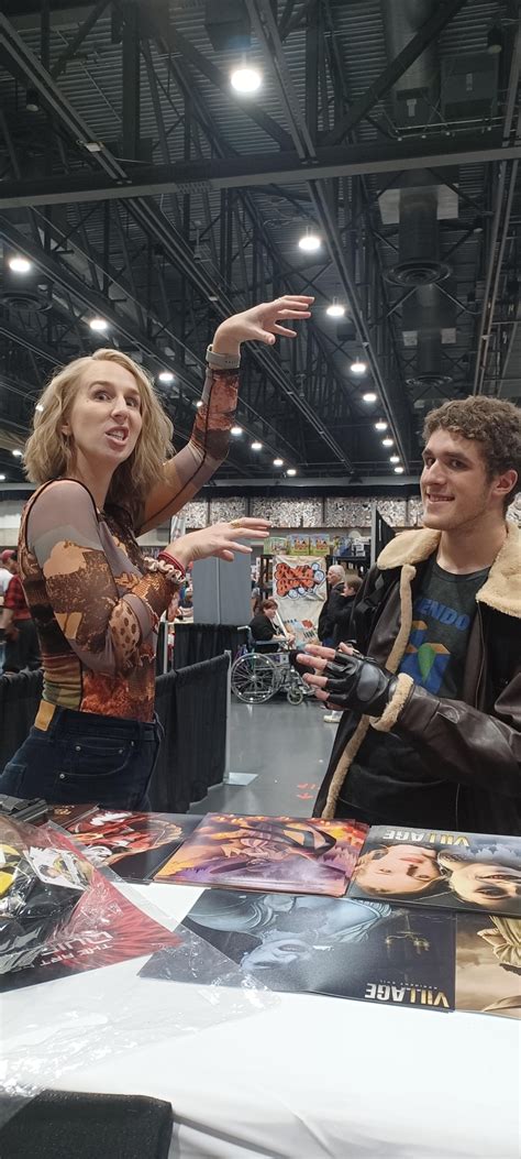 Just Met Maggie Robertson And Gave Her A Drawing Of Lady Dimitrescu Shes Super Nice And It Was