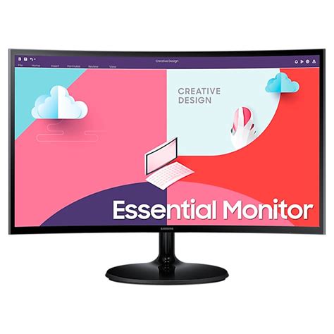Samsung 24 S36c 1800r75hz4ms Curved Monitor Ls24c360eaexxy Bing Lee