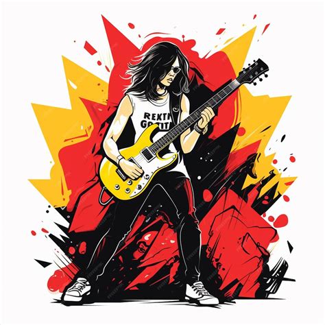 Premium Photo A Rocker Vector Illustration