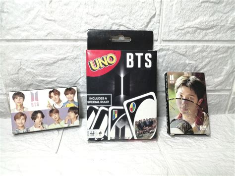Kpop Bts Uno Cards Game Set 2 Packs Of Lomo Cards Set Package K Pop