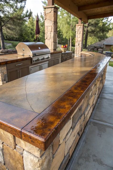 20 Stylish Outdoor Concrete Countertop Ideas Alderlight