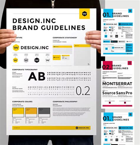 One Page Brand Guidelines Template Template Shoptangerineboutique