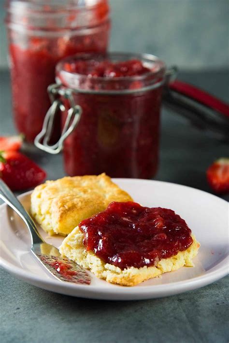 Homemade Strawberry Jam Reduced Sugar The Flavor Bender