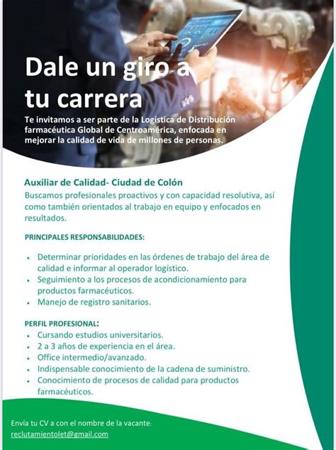 Oferta Laboral Yaritza Morales