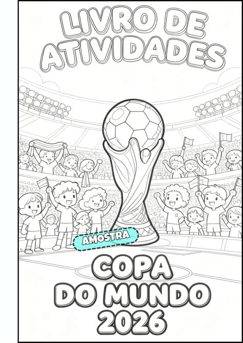 Livro De Atividades Da Copa Jogo Da Memória Dos Países Arrisque E