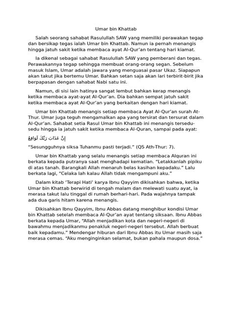 Kisah Umar Bin Khattab Pdf