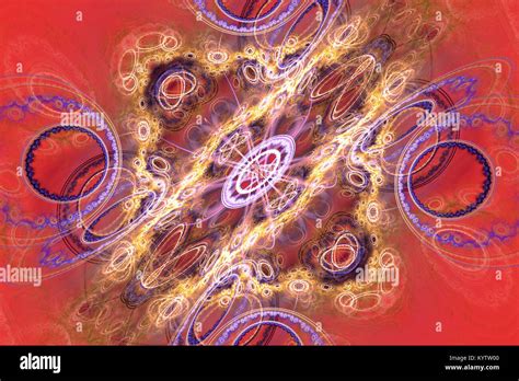 Fractal Mathematic Algorithm Generated Art Picture Illustration Can