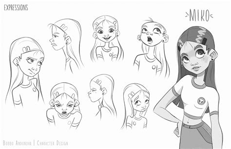 Miko Character Design On Behance