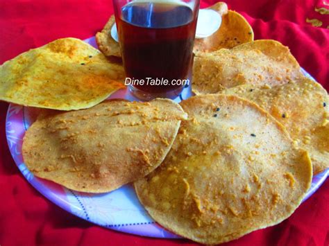 Pappada Vada പപ്പട വട Pappad Fritters Kerala Recipes In Malayalam