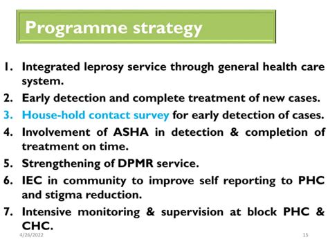 National Leprosy Eradication Programmepdf Infectious Diseases