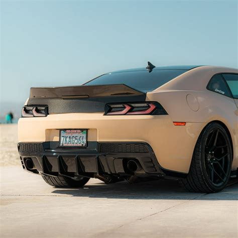 Camaro Front Lip For Chevrolet Chevy Camaro Rear Bumper Shark Diffuser