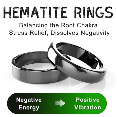 Hematite Wedding Rings