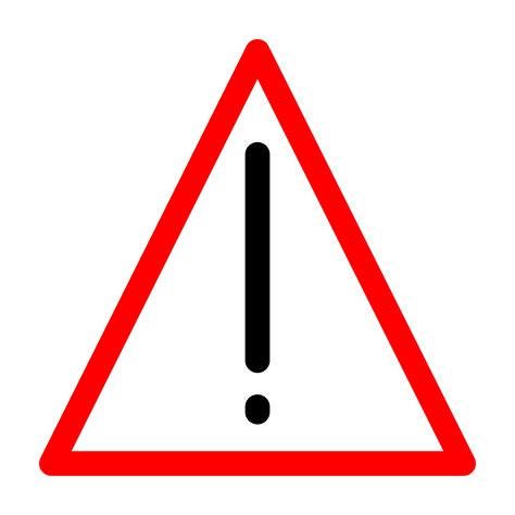 Clipart Warning Sign