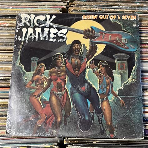 Rick James Bustin Out L Seven Vinyl Lp Out Of The Past Records