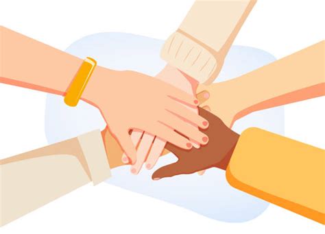 Working Together Hands Clip Art 113 900 Teamwork Hands Stock