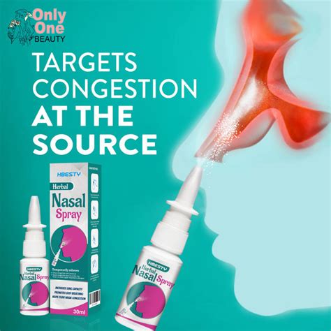 Powerful Rhinitis Cure Spray Chronic Allergic Rhinitis Sinusitis