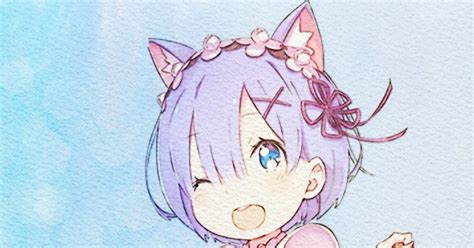 Rem Rezero Girl Catgirl Re：ゼロから始める異世界生活 Pixiv