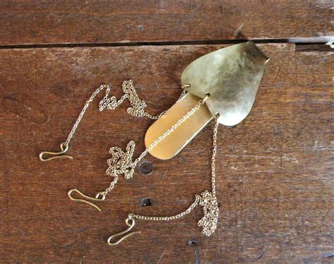Handmade Womens Brass Chatelaine Belt Hanger 18th Etsy