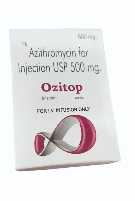 Azithromycin Injection Usp 500mg At ₹ 2000piece In Pimpri Chinchwad